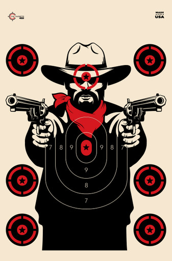 SRT - Fun & Games - Cowboy Quickdraw (100 Target Pack) - CHL Targets