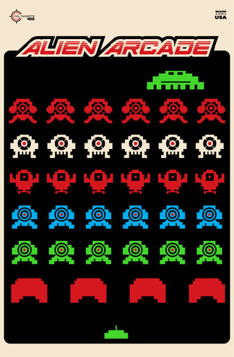 SRT - Fun & Games - Alien Arcade (100 Target Pack) - CHL Targets
