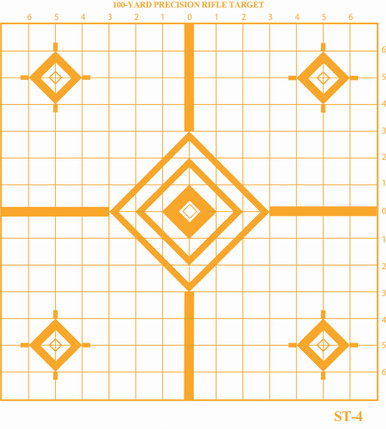 ST-4 ORANGE (100 Target Pack) - CHL Targets