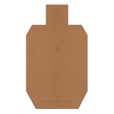 IDPA Official cardboard Target
