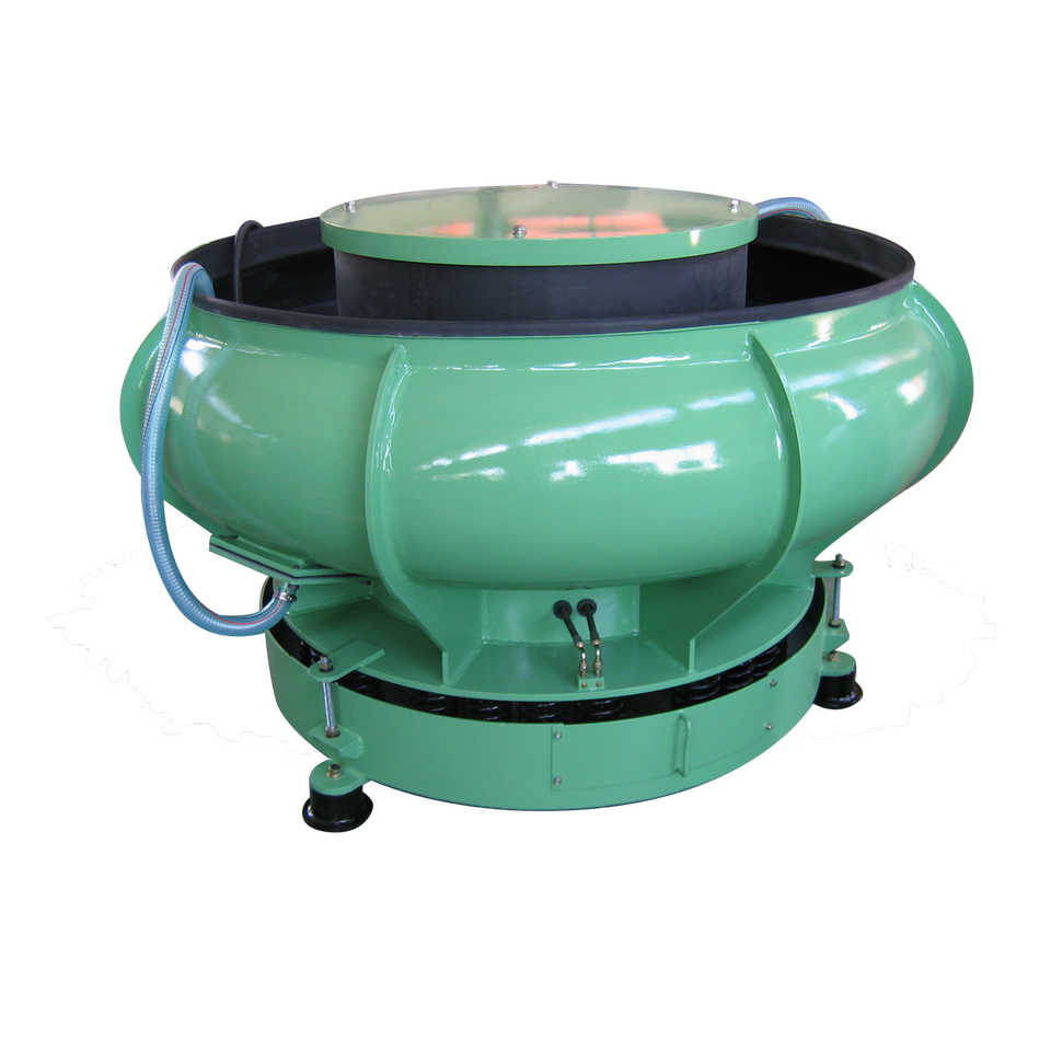 Mass Finishing - Vibratory Bowl Finishing Machine - Pan Abrasives
