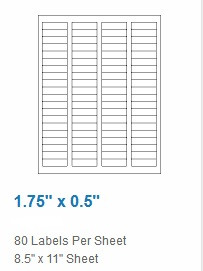 Custom Sheets of Labels