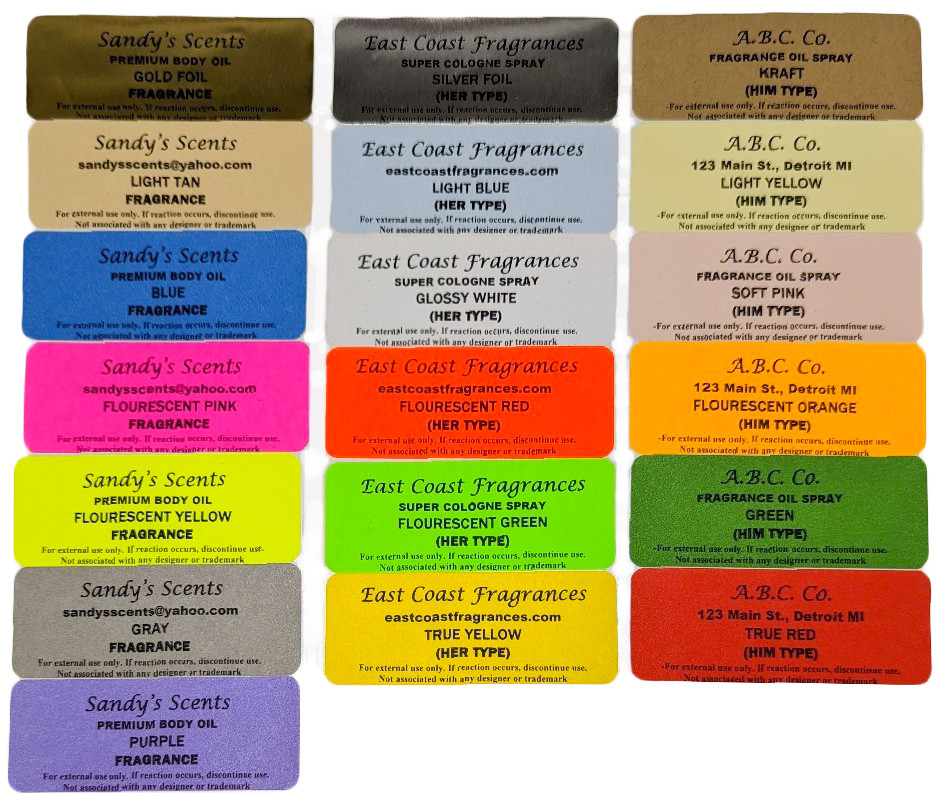 Custom Sheets of Labels