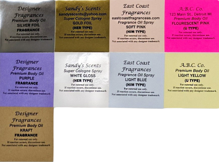 Custom Sheets of Labels