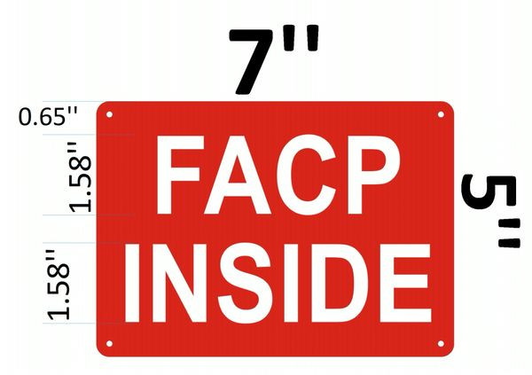FACP INSIDE Sign