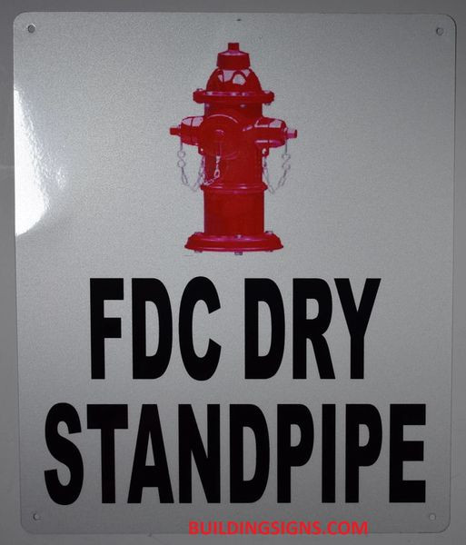 FDC DRY STANDPIPE SIGN