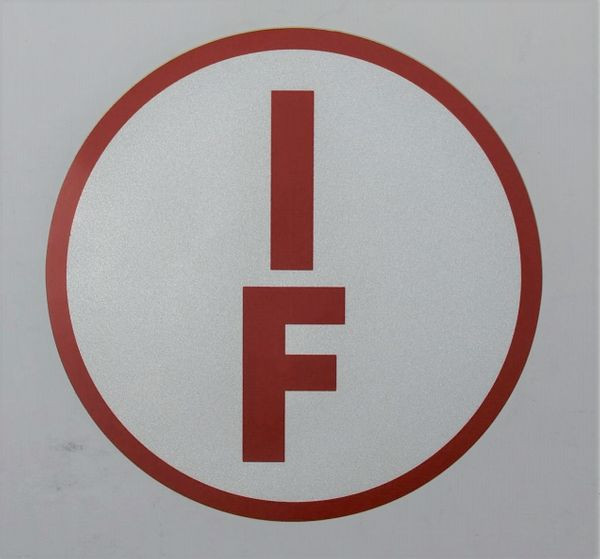 FLOOR TRUSS IDENTIFICATION Sign-TYPE I (Sticker)