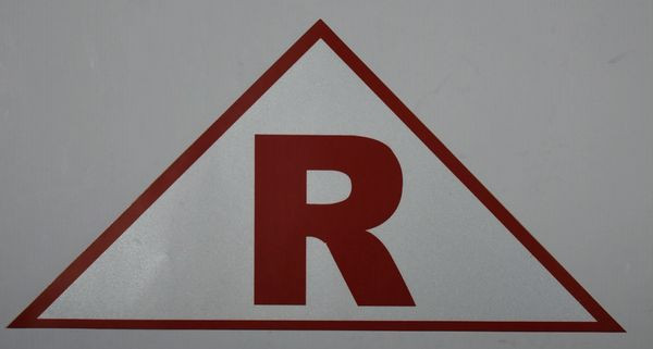 ROOF TRUSS IDENTIFICATION SIGN (STICKER ) WHITE