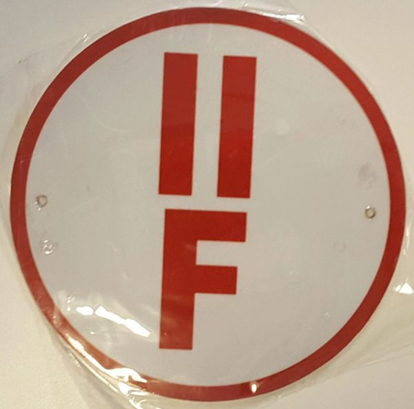 FLOOR TRUSS IDENTIFICATION Sign-TYPE II