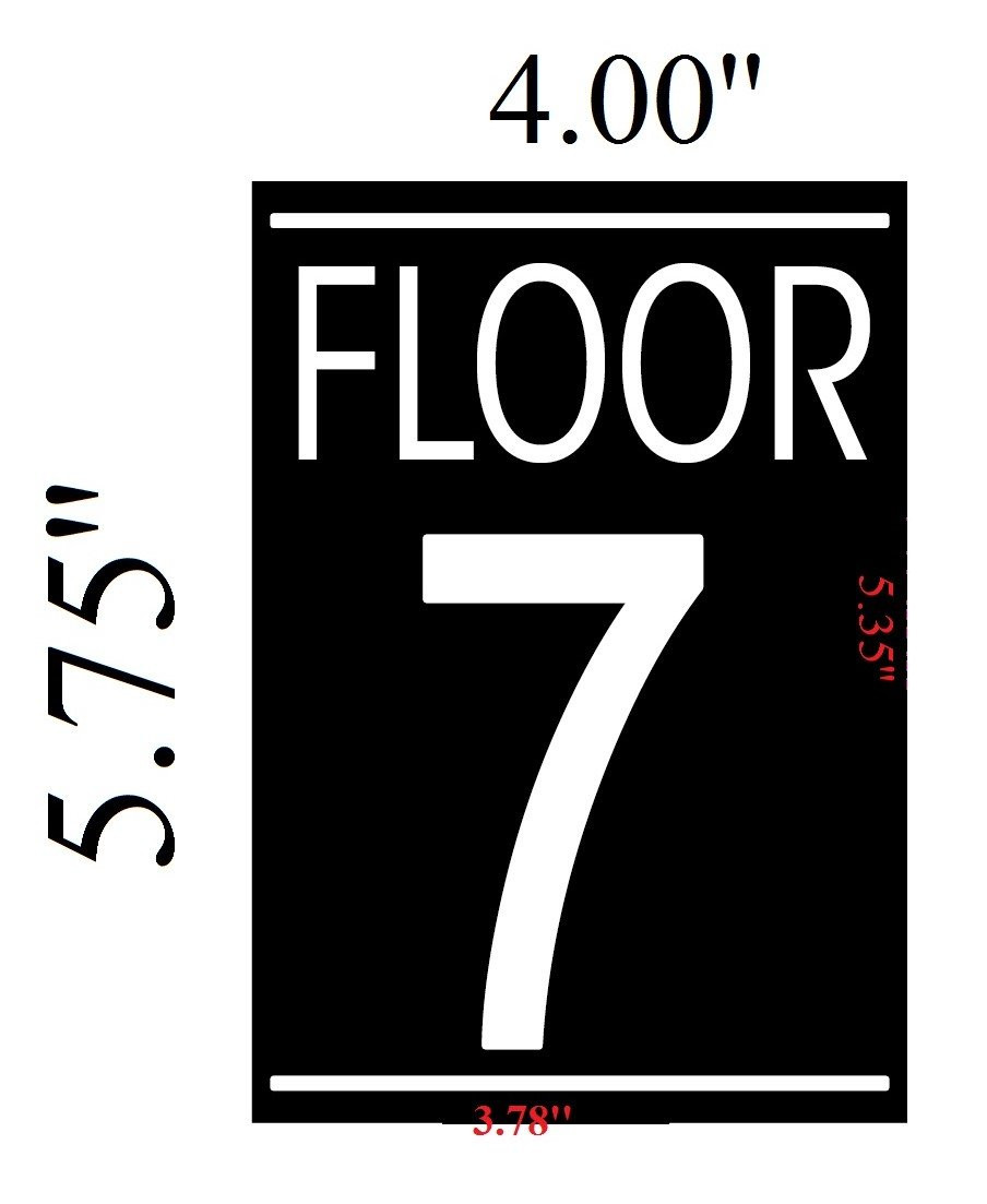 FLOOR 7 Sign