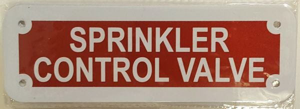 SPRINKLER CONTROL VALVE SIGN