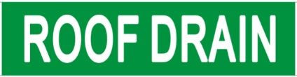 STORM SEWER SIGN (STICKER 2X8)