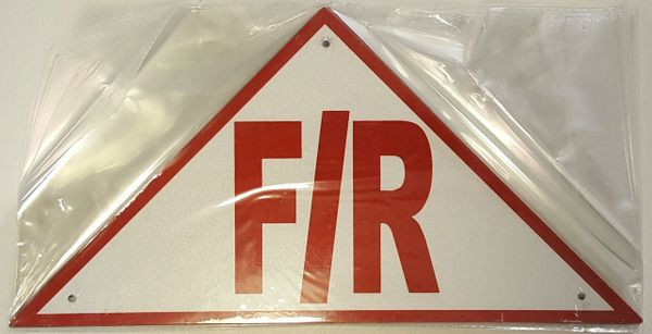 FLOOR AND ROOF TRUSS IDENTIFICATION SIGN- REFLECTIVE !!! (ALUMINUM SIGNS )