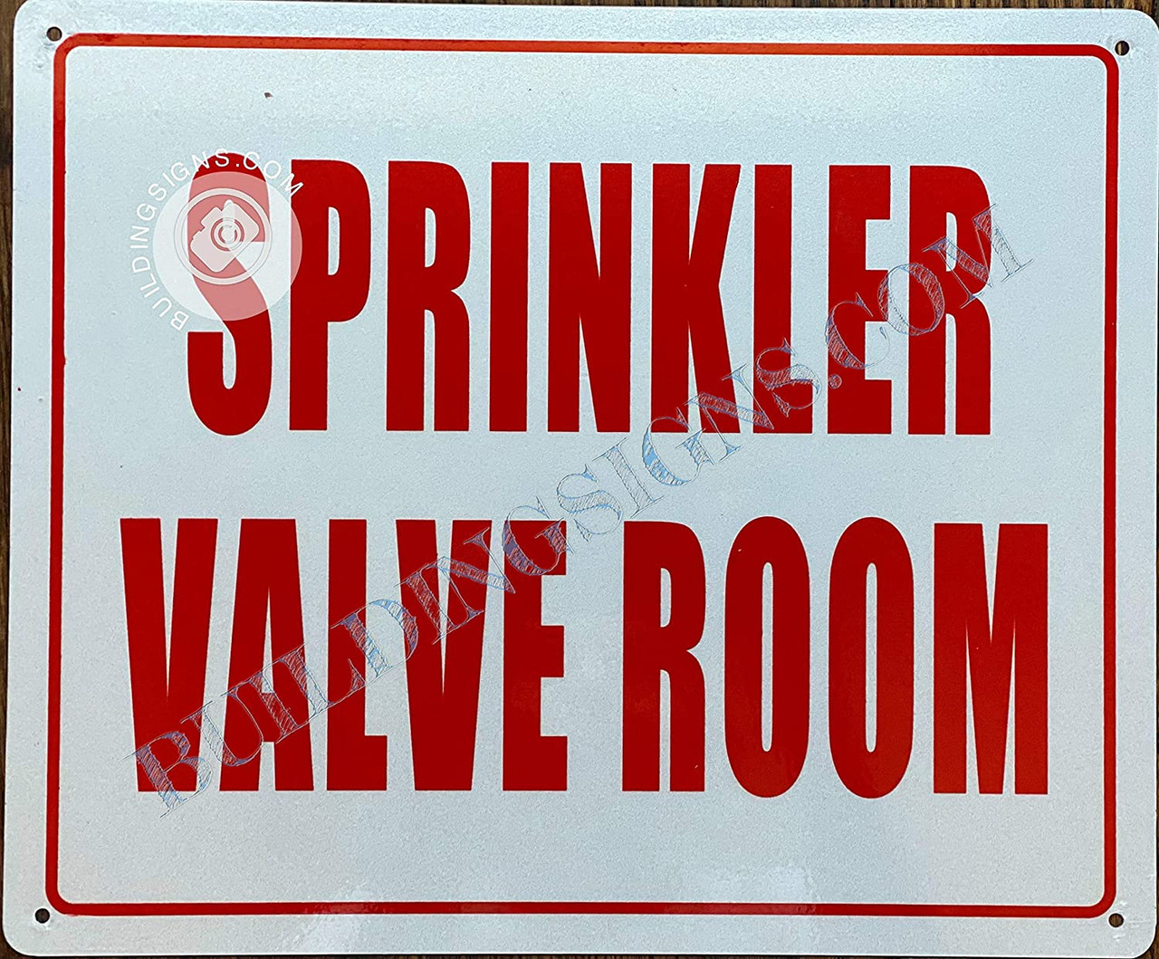 Sprinkler Valve Room Sign