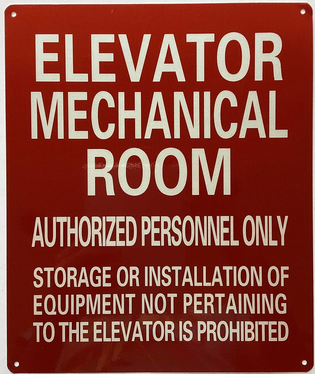 elevator room signs