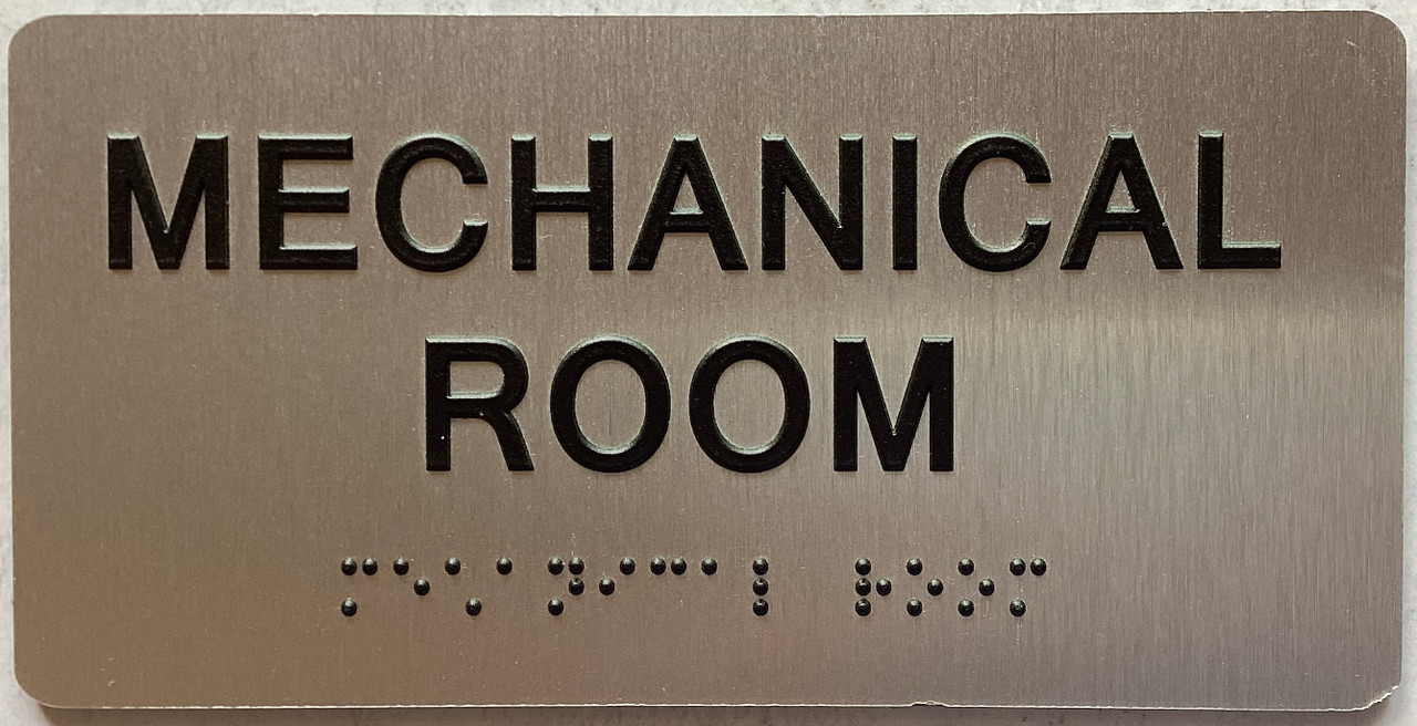 Mechanical Room Sign