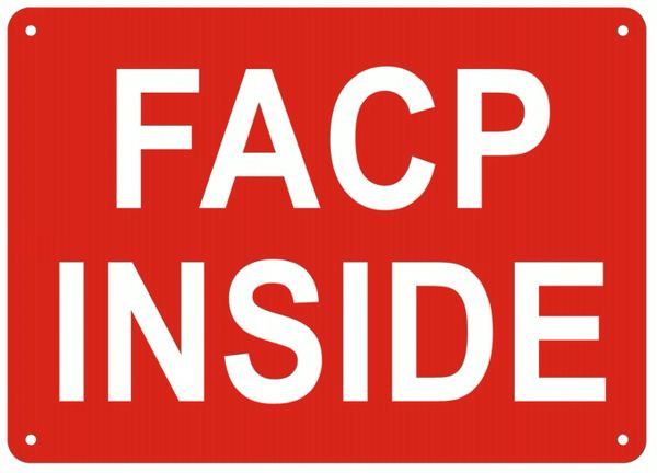 FACP INSIDE Sign