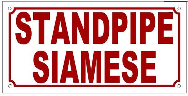 STANDPIPE SIAMESE SIGN
