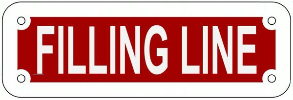 FILLING LINE Sign
