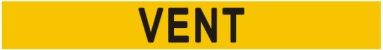 VENT SIGN