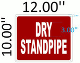 DRY STANDPIPE Sign