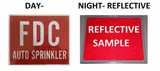 FDC AUTO SPRINKLER SIGN