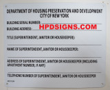 HPD Serial Number Signage HMC §27-2104