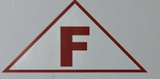 FLOOR TRUSS IDENTIFICATION SIGN (STICKER ) (WHITE)