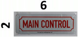 MAIN CONTROL Sign
