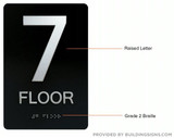 7th FLOOR SIGN ADA -Tactile Signs