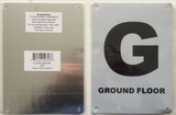 FLOOR NUMBER GROUND (G) Sign