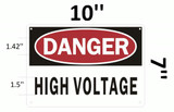 DANGER HIGH VOLTAGE SIGN