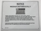 Window AIR CONDITIONERS Sign
