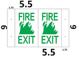FIRE EXITD Projection Sign/FIRE EXIT Sign