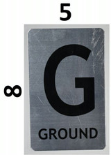 Ground Floor Number Sign