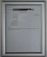 BEDBUG ANNUAL FILING RECEIPT FRAME (STANDARD NOTICE FRAMES 8.5x11)