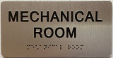 Mechanical Room Sign