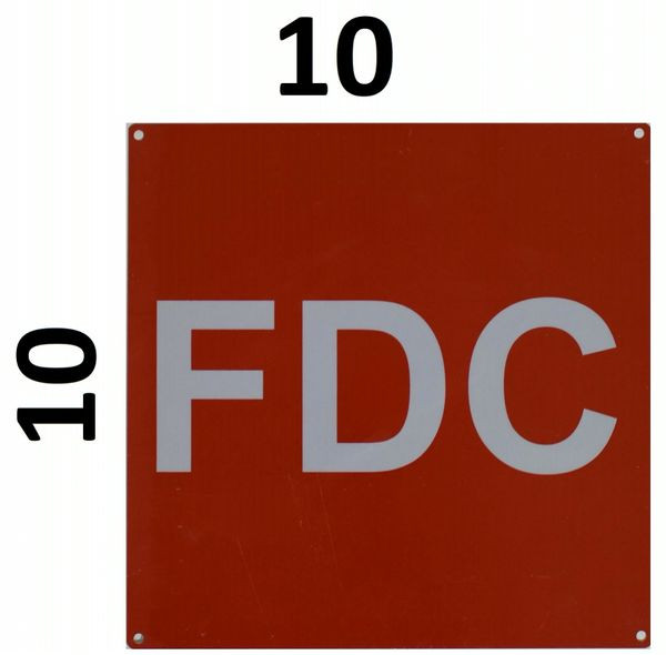 FDC Sign- ALUMINUM
