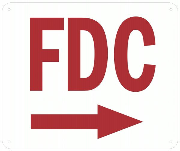 FDC DOWN Sign