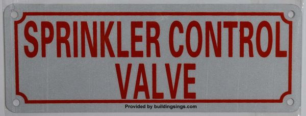 SPRINKLER CONTROL VALVE SIGN