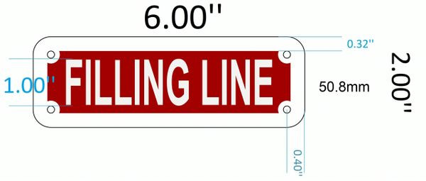 FILLING LINE Sign