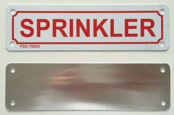 SPRINKLER SIGN