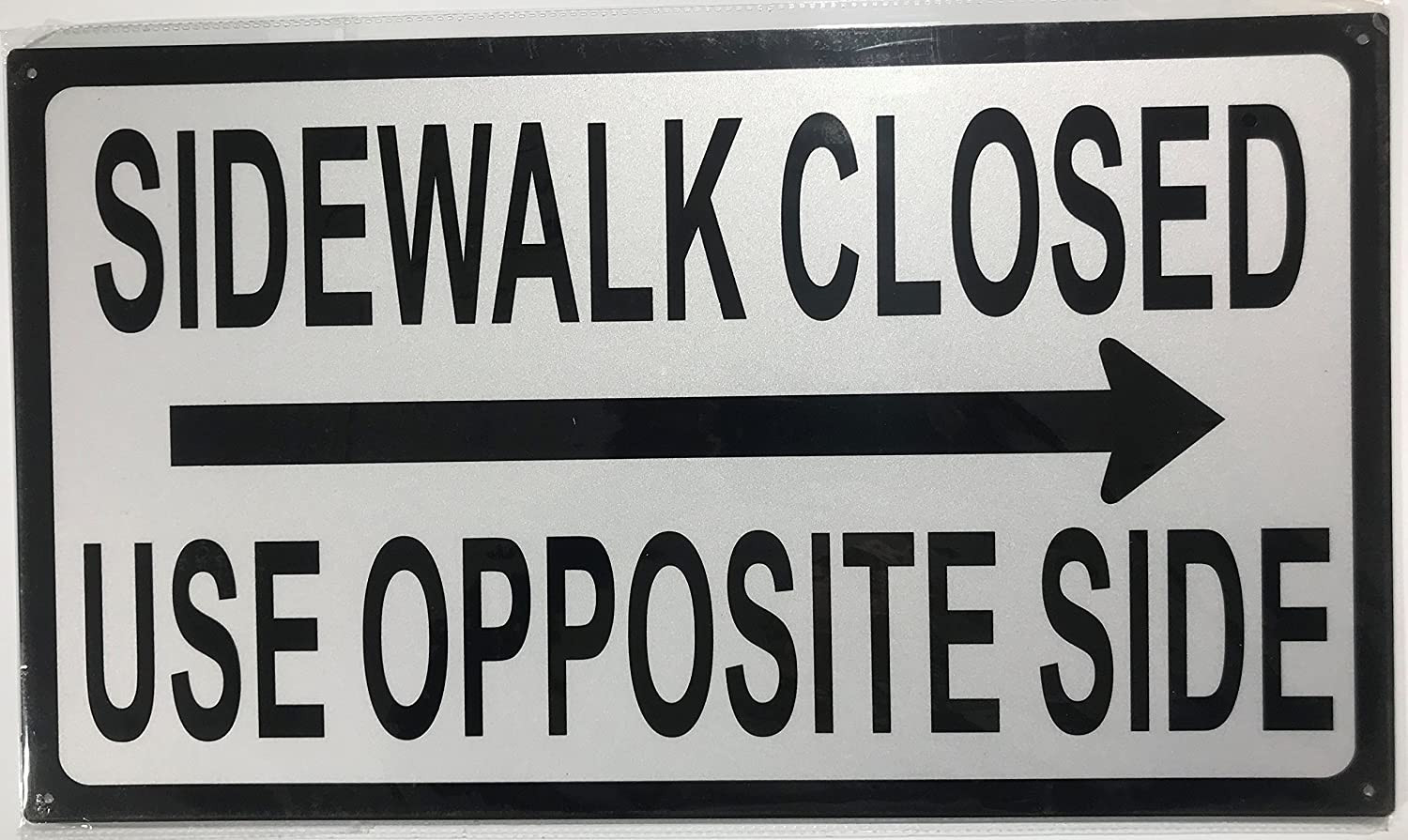 SIDEWALK CLOSED USE Sign RIGHT ARROW