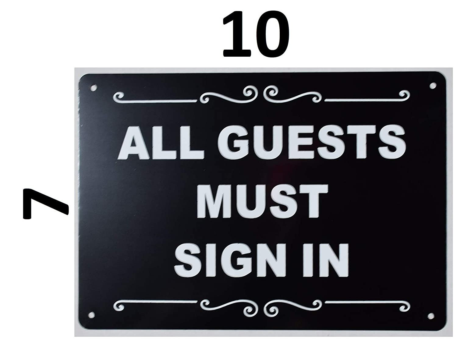 All Guest Must Sign in Sign