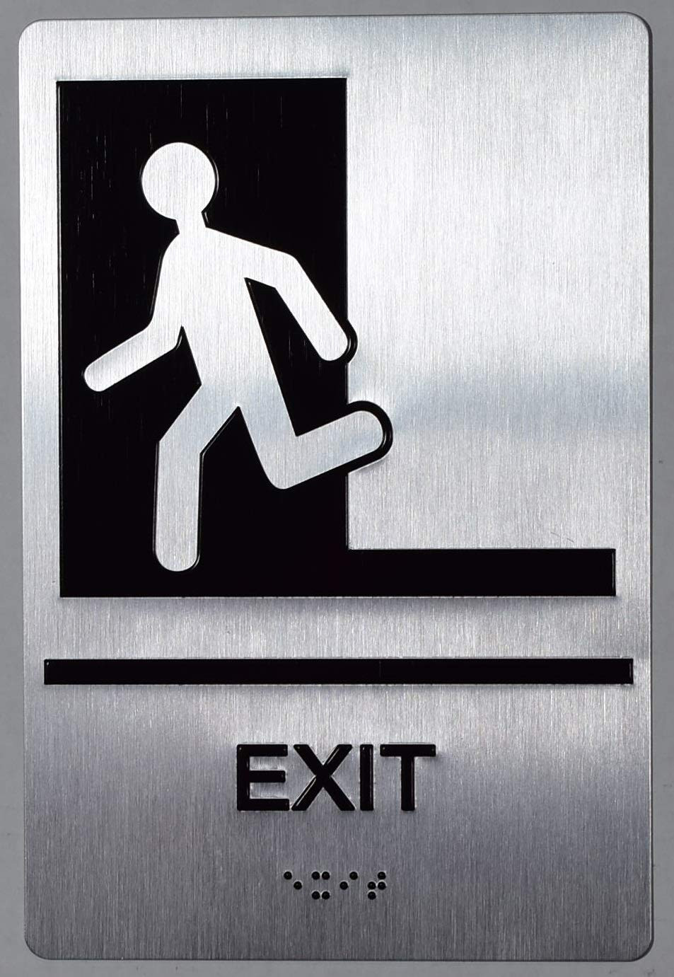 EXIT Sign -Tactile Signs -The Sensation line