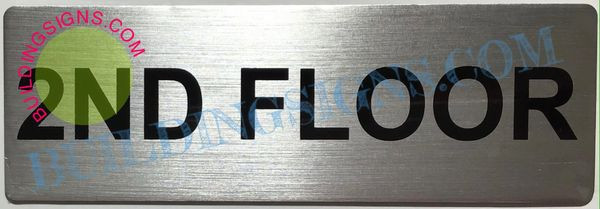 2nd Floor Sign