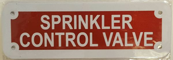 SPRINKLER CONTROL VALVE SIGN