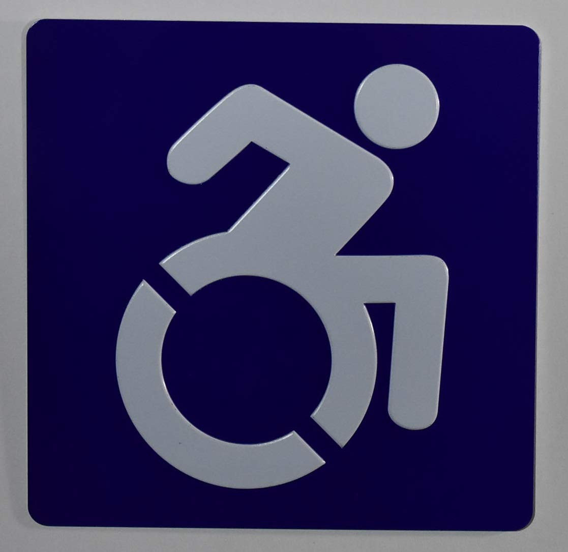 ADA-International Symbol of Accessibility (ISA) Sign Tactile Signs