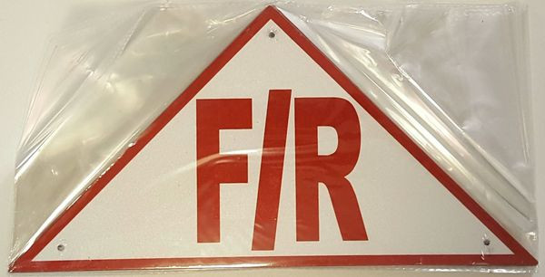FLOOR AND ROOF TRUSS IDENTIFICATION SIGN- REFLECTIVE !!! (ALUMINUM SIGNS )