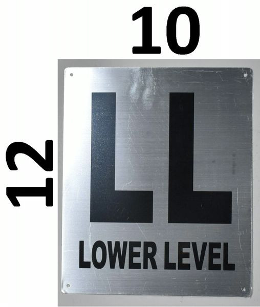 Lower Level Sign
